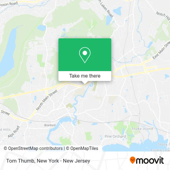 ¿Cómo llegar a Tom Thumb en Branford en autobús o tren?