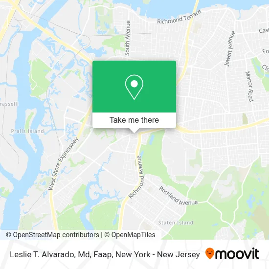 ¿Cómo llegar a Leslie T. Alvarado, Md, Faap en Staten Island en autobús ...