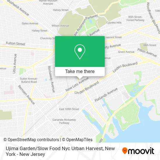 ¿Cómo llegar a Ujima Garden / Slow Food Nyc Urban Harvest en New York ...
