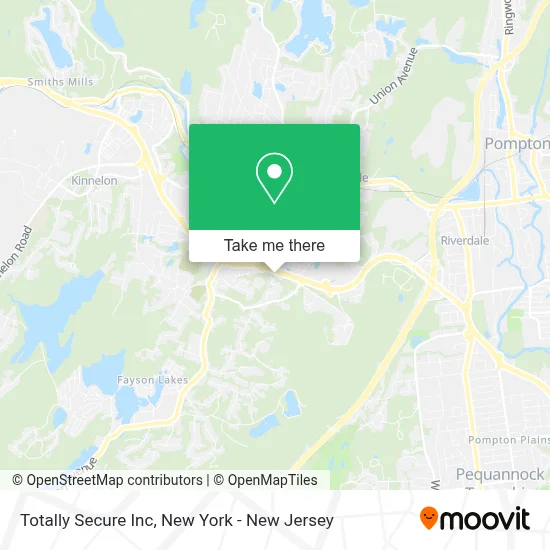 ¿Cómo llegar a Totally Secure Inc en Kinnelon en autobús?