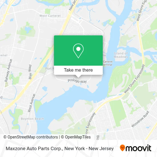 ¿Cómo llegar a Maxzone Auto Parts Corp. en Woodbridge en autobús, tren ...
