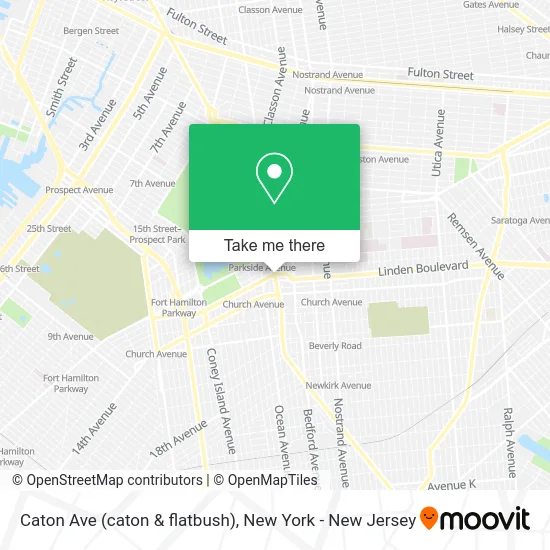 How to Get to Caton Ave (caton & flatbush) in New York - New Jersey by ...