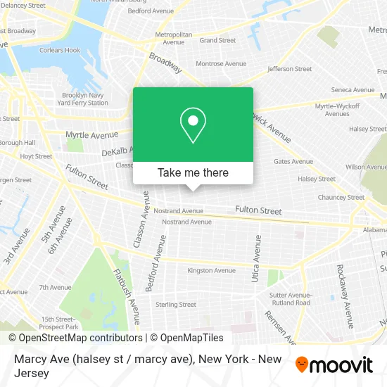 How to Get to Marcy Ave (halsey st / marcy ave) in New York - New ...