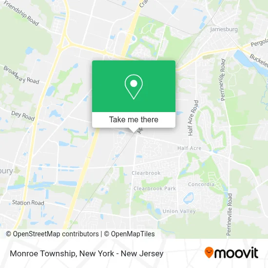 How to Get to Monroe Township in New York - New Jersey by Bus, Train or ...