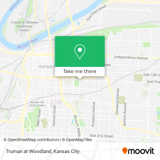 How to Get to Truman at Woodland in Kansas City by Bus?
