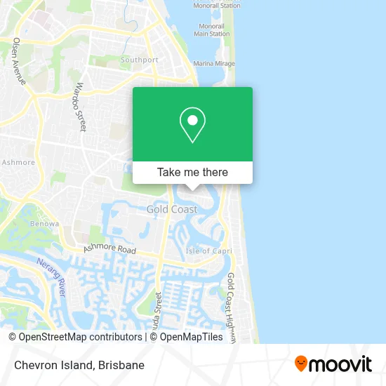 How to Get to Chevron Island in Brisbane by Bus, Train or Light Rail?