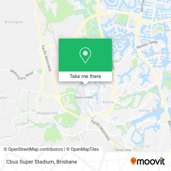 How to Get to Cbus Super Stadium in Robina by Bus, Light Rail or Train?