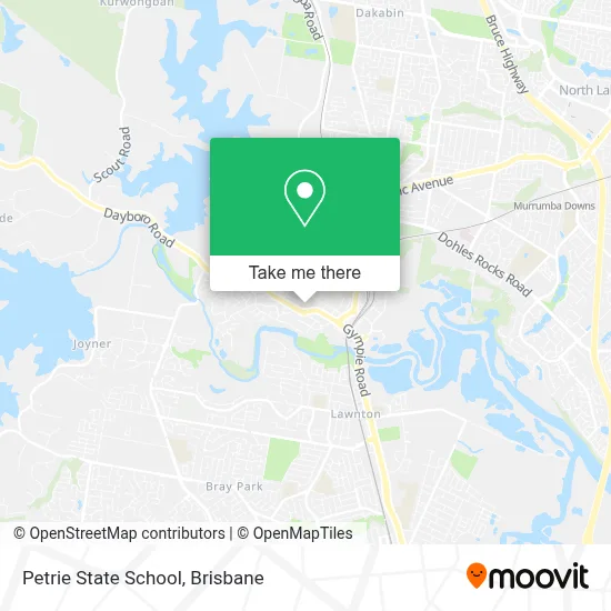 How to Get to Petrie State School by Bus or Train?