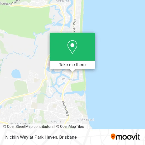 How to Get to Nicklin Way at Park Haven in Wurtulla by Bus?