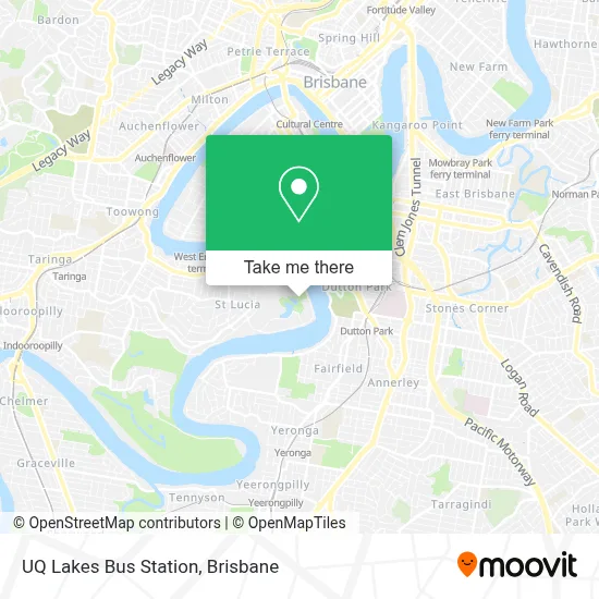 How to Get to UQ Lakes Bus Station in St Lucia by Bus or Train?
