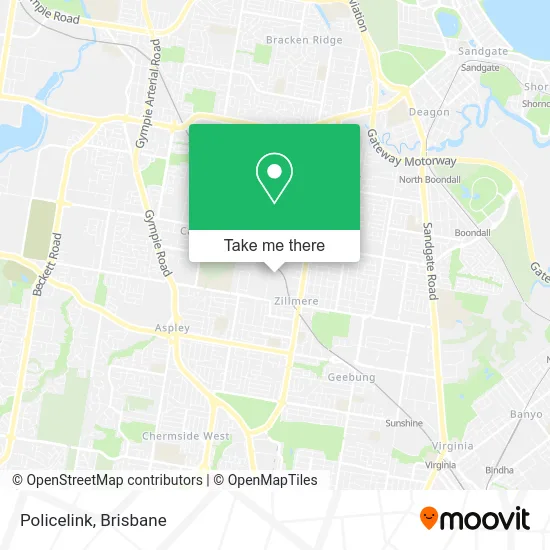 How to Get to Policelink in Zillmere by Bus or Train?