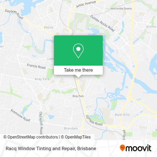 How to Get to Racq Window Tinting and Repair in Lawnton by Bus or Train?