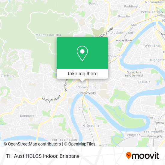 How to Get to TH Aust HDLGS Indoor in Indooroopilly by Bus or Train?
