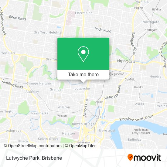 How to get to Lutwyche Park by bus or train?