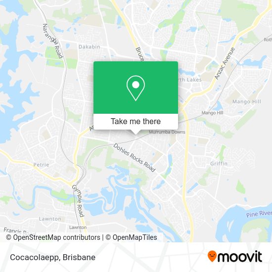 How to get to Cocacolaepp in Kallangur by bus or train?