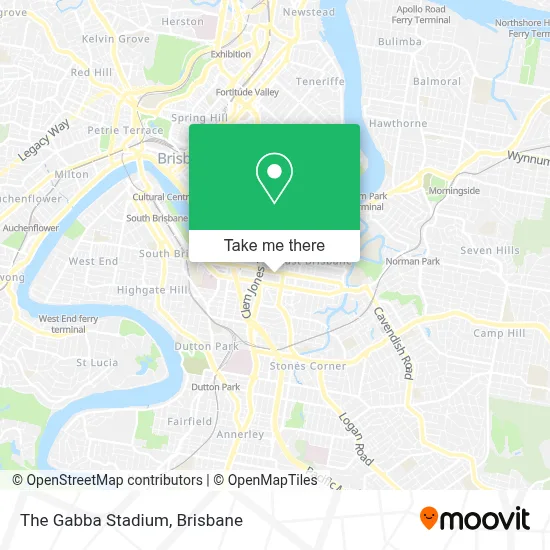 How to Get to The Gabba Stadium in Woolloongabba by Bus or Train?