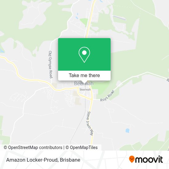 How to get to Amazon Locker-Proud in Beerwah by bus or train?