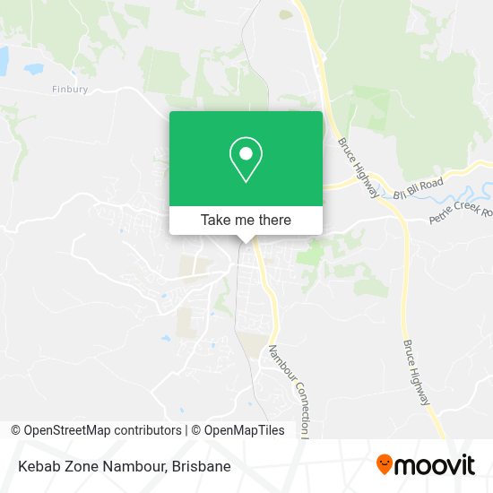 How to get to Kebab Zone Nambour by bus or train?