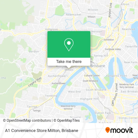 How to Get to A1 Convenience Store Milton by Bus or Train?
