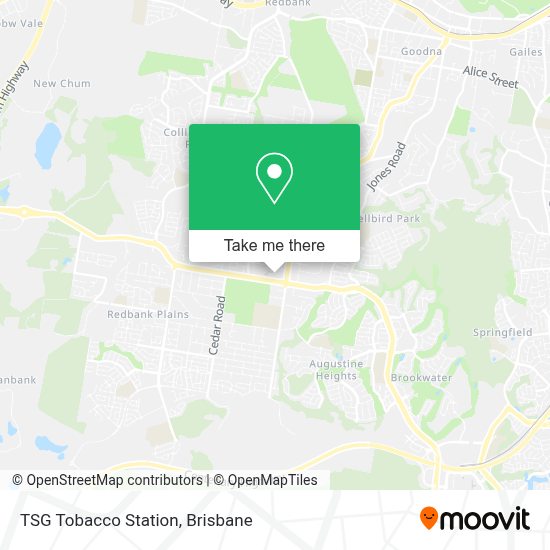 How to get to TSG Tobacco Station in Redbank Plains by bus?
