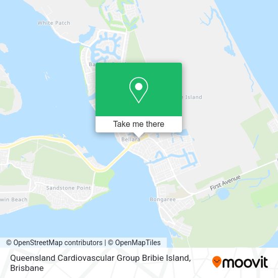 How to get to Queensland Cardiovascular Group Bribie Island in Bellara by bus?