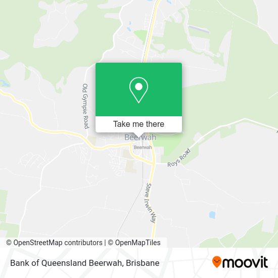 How to get to Bank of Queensland Beerwah by train or bus?