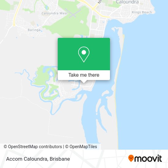 How to get to Accom Caloundra in Golden Beach by bus?