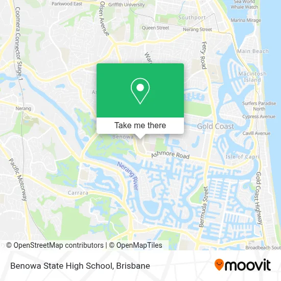 How to Get to Benowa State High School by Bus or Train?
