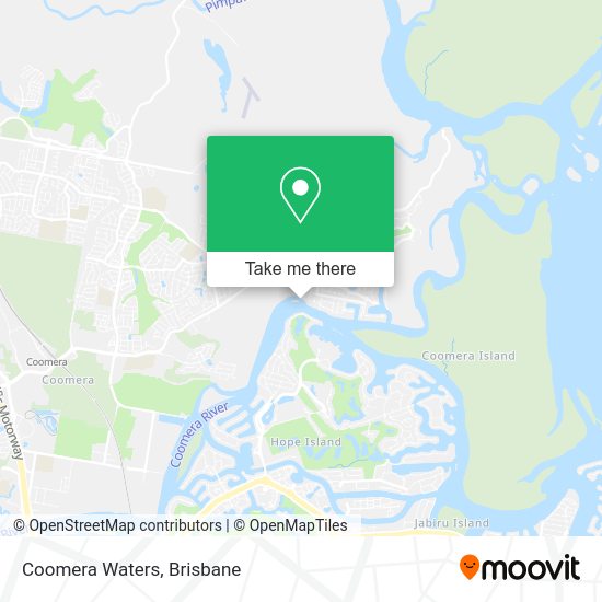 How to get to Coomera Waters by bus?