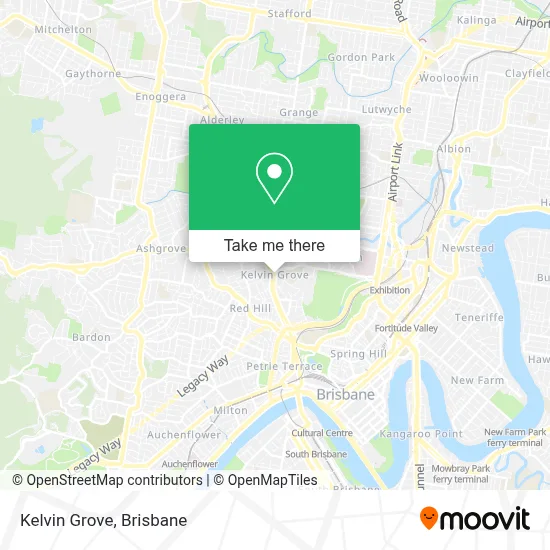 How to Get to Kelvin Grove by Bus or Train?