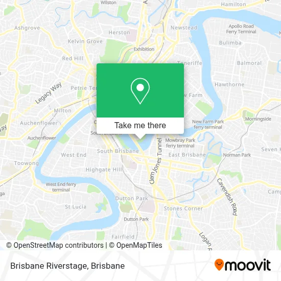How to Get to Brisbane Riverstage in City by Bus, Train or Ferry?