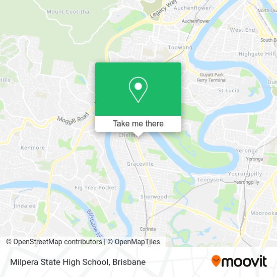 How to Get to Milpera State High School in Chelmer by Bus or Train?