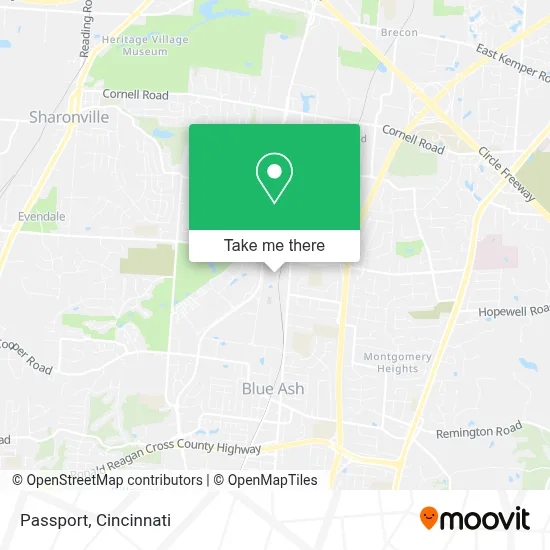 How to Get to Passport in Blue Ash by Bus?