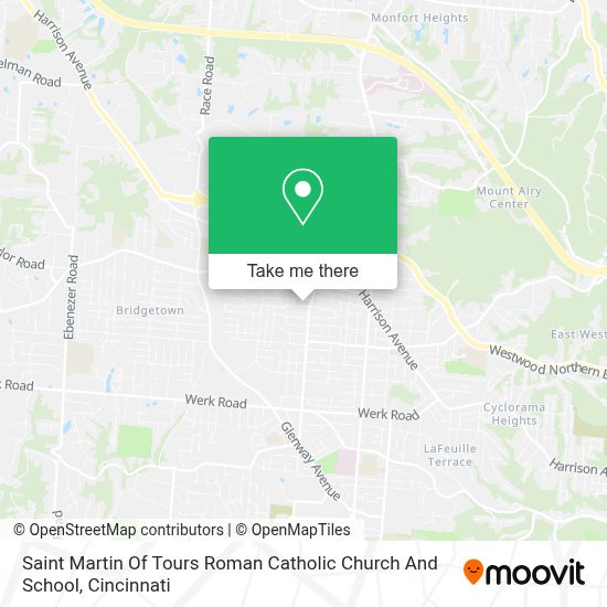 St Martin Road Map
