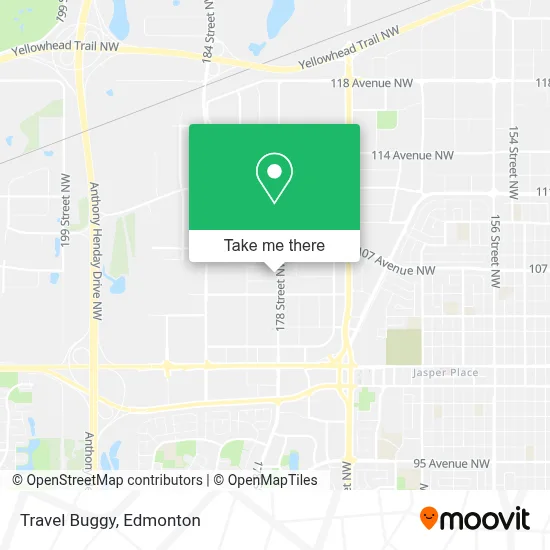 Comment aller à Travel Buggy à Edmonton en bus
