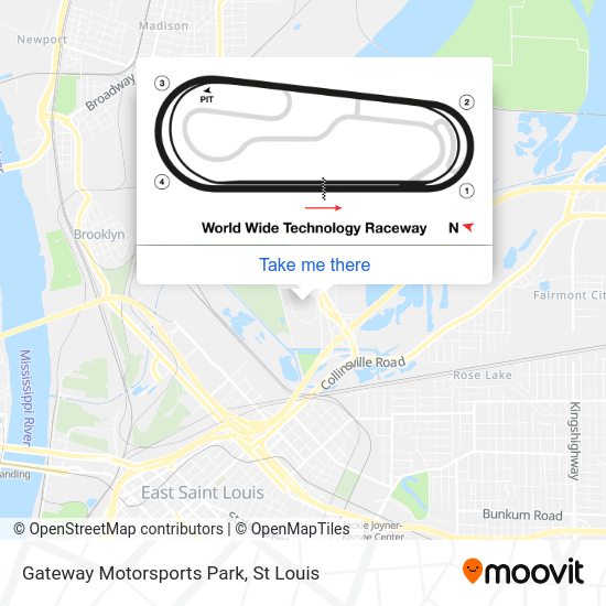 How to Get to Gateway Motorsports Park in Madison by Bus or Metro?