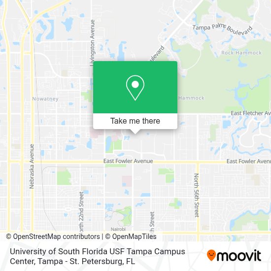 Map Usf Tampa Florida Driving Directions To Parking USF Lot 29B