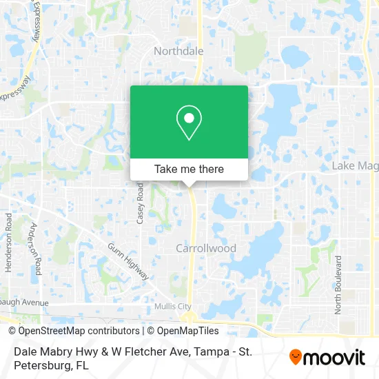 How to Get to Dale Mabry Hwy & W Fletcher Ave in Carrollwood by Bus or ...
