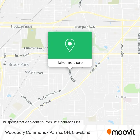 ¿Cómo llegar a Woodbury Commons - Parma, OH en autobús o metro?