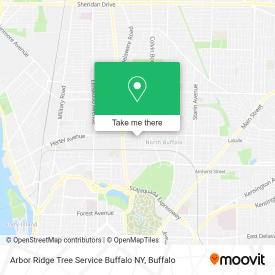 ¿Cómo llegar a Arbor Ridge Tree Service Buffalo NY en autobús?