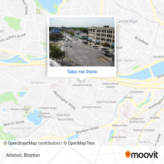 How to Get to Allston in Boston by Subway, Bus, Train or Ferry?