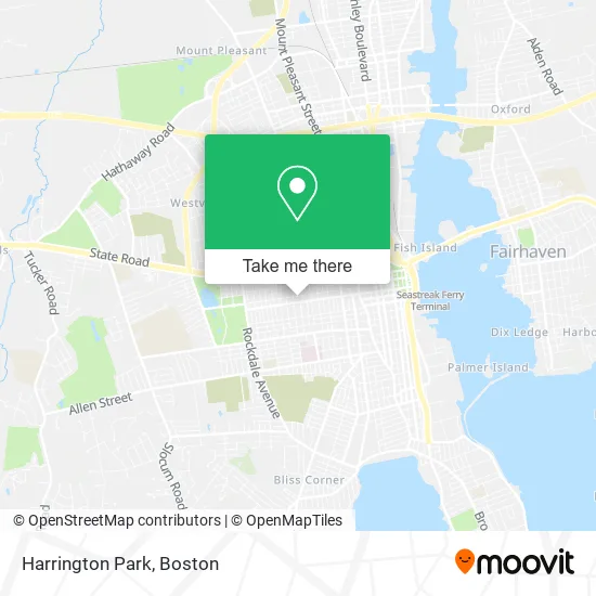 ¿Cómo llegar a Harrington Park en New Bedford en autobús?