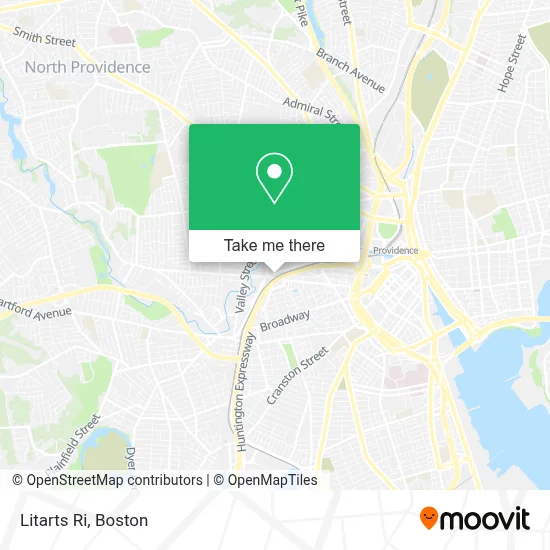 ¿Cómo llegar a Litarts Ri en Boston en autobús o tren?