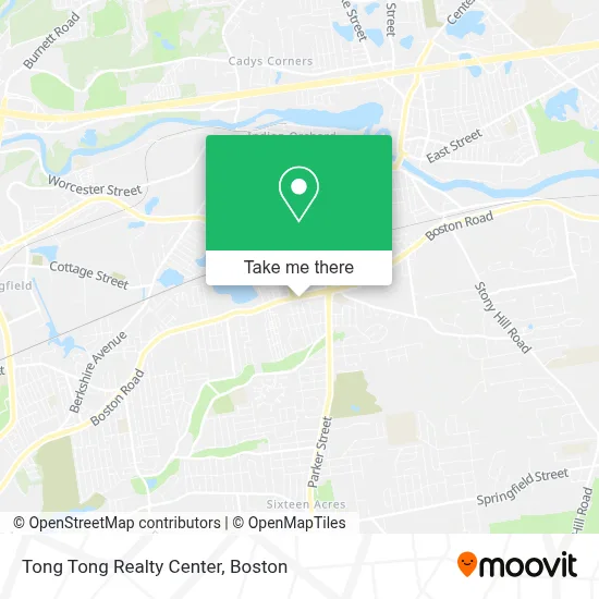 ¿Cómo llegar a Tong Tong Realty Center en Boston en autobús?