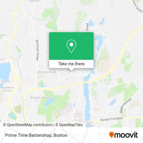 How to Get to Prime Time Barbershop in Worcester by Bus or Train?