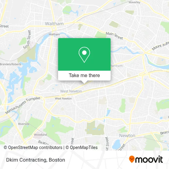 ¿Cómo llegar a Dkim Contracting en Newton en autobús, tren o metro?