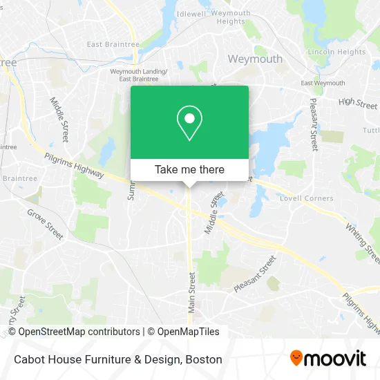 How to Get to Cabot House Furniture & Design in Weymouth Town by Bus ...