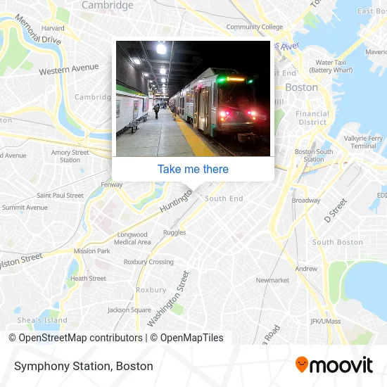 How to Get to Symphony Station in Boston by Subway, Bus or Train?