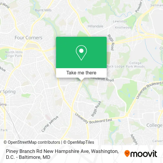 How to Get to Piney Branch Rd New Hampshire Ave in Prince George's ...