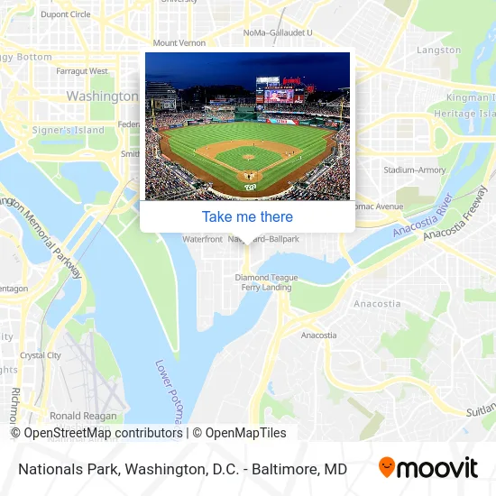 How to Get to Nationals Park in Washington by Bus or Metro?